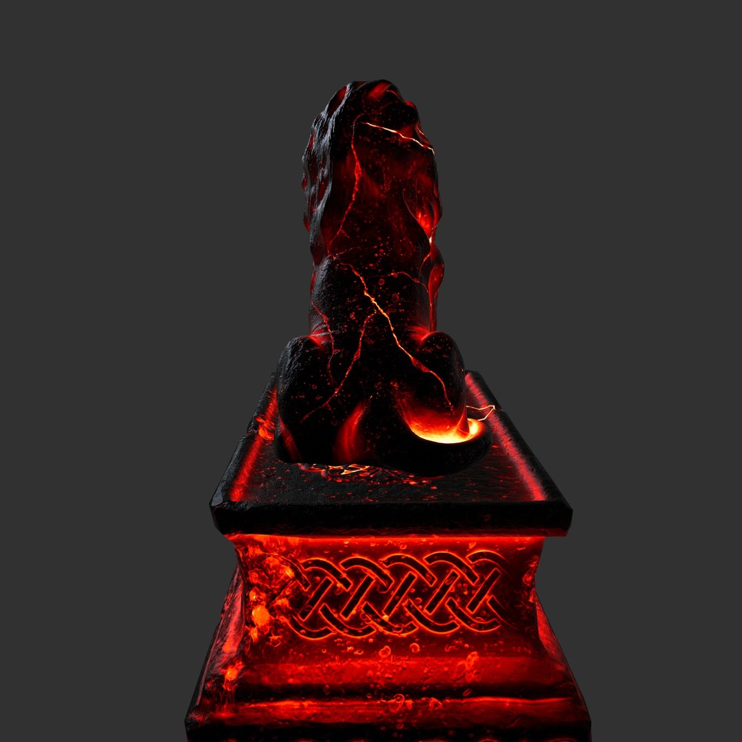 Lion Base 3D Model - TurboSquid 1195715