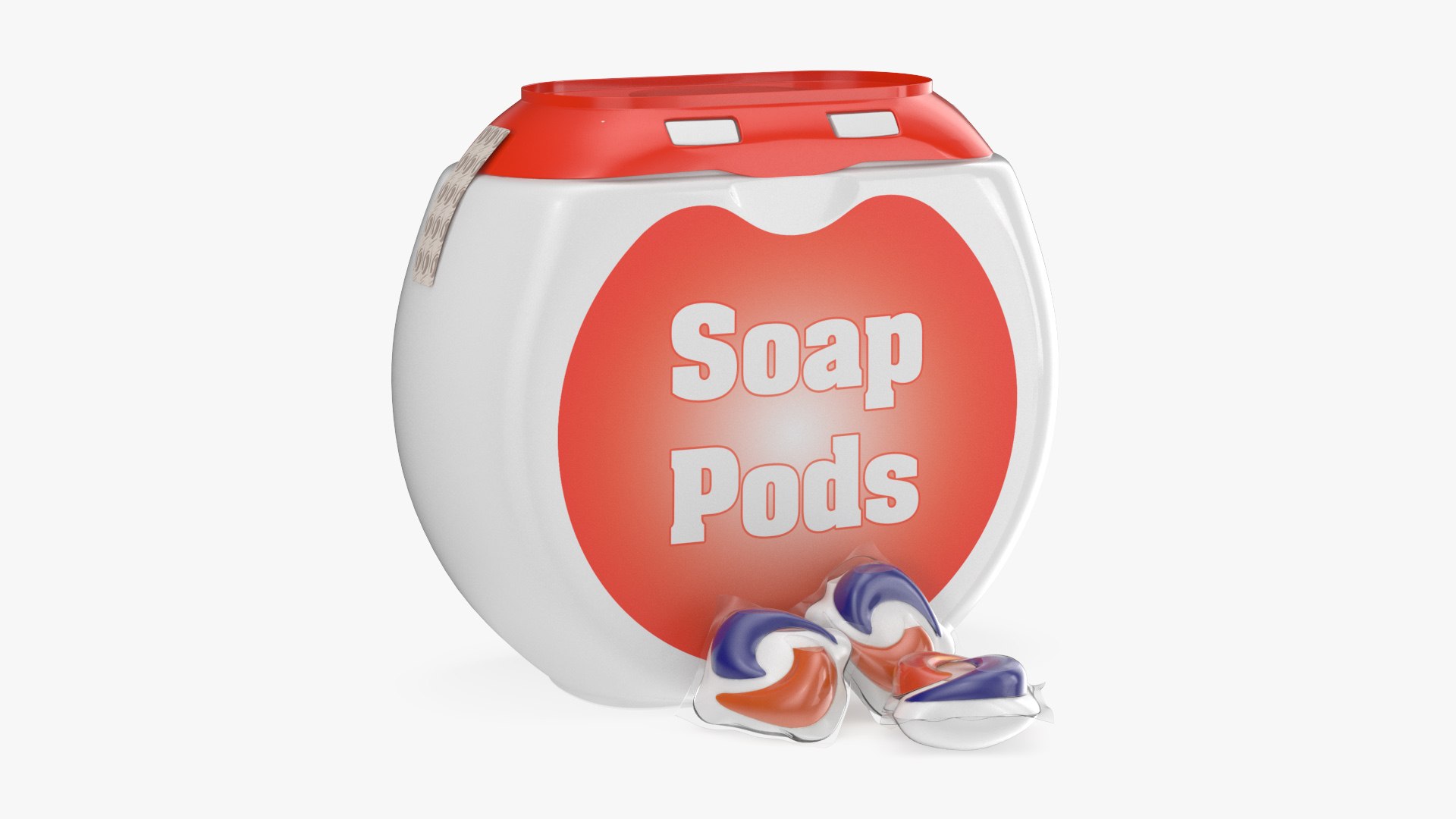 Detergent Soap Pods Pack Model - TurboSquid 2214174