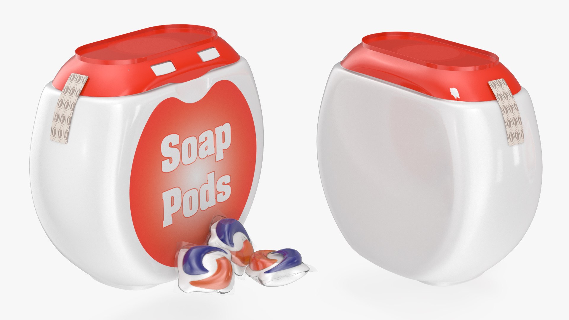 Detergent Soap Pods Pack Model - TurboSquid 2214174
