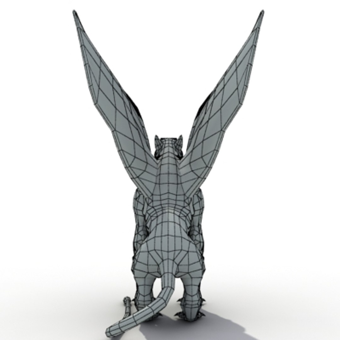 3dsmax Stone Gryphon
