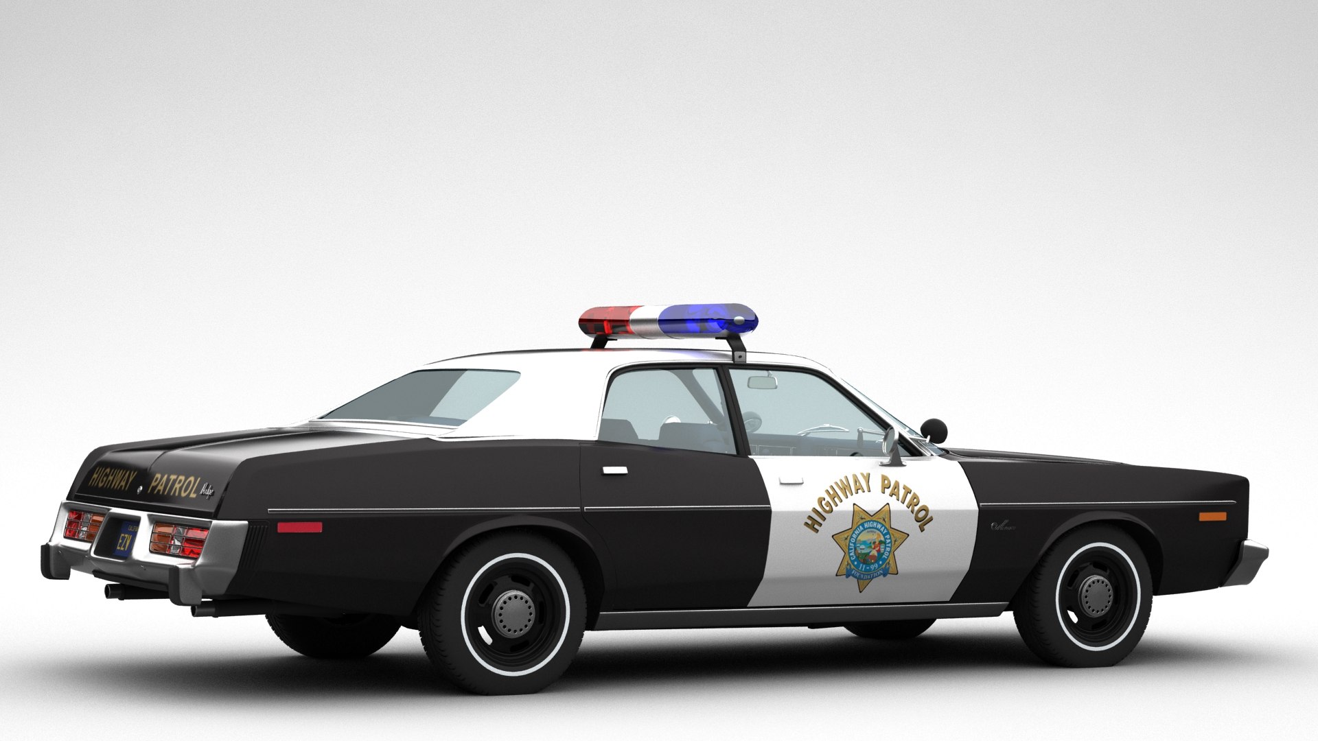 3D Dodge Monaco Police 1978 Model - TurboSquid 2073493
