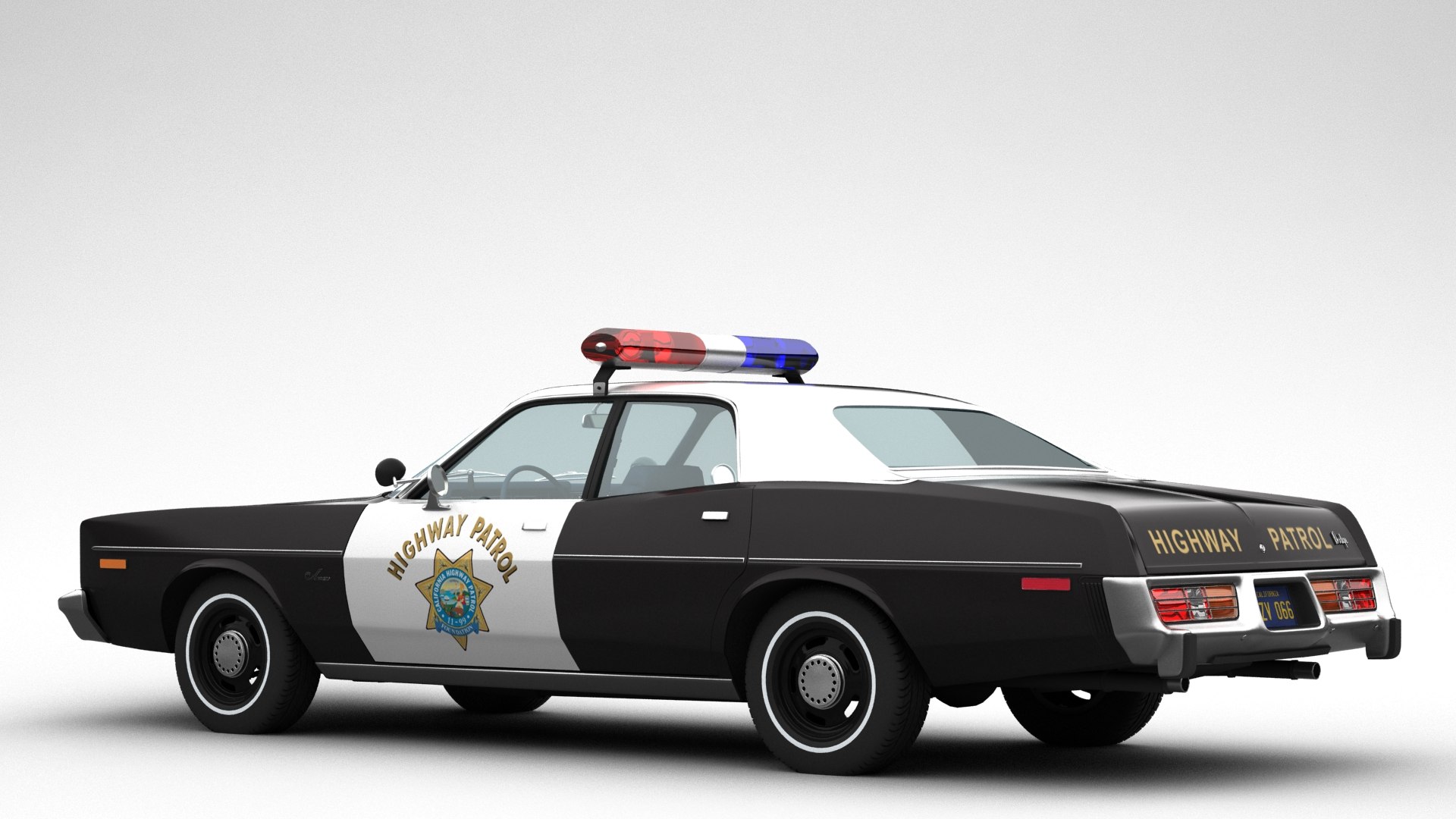 3D Dodge Monaco Police 1978 Model - TurboSquid 2073493