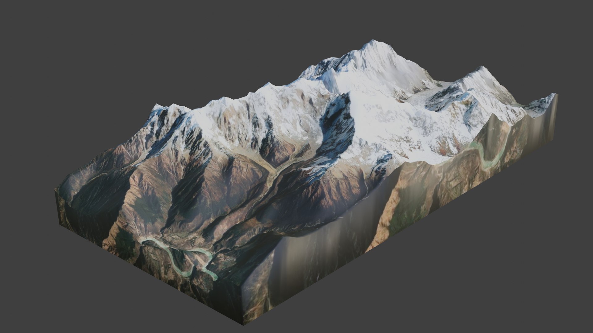 3D Namcha Barwa Mountain - TurboSquid 1826005