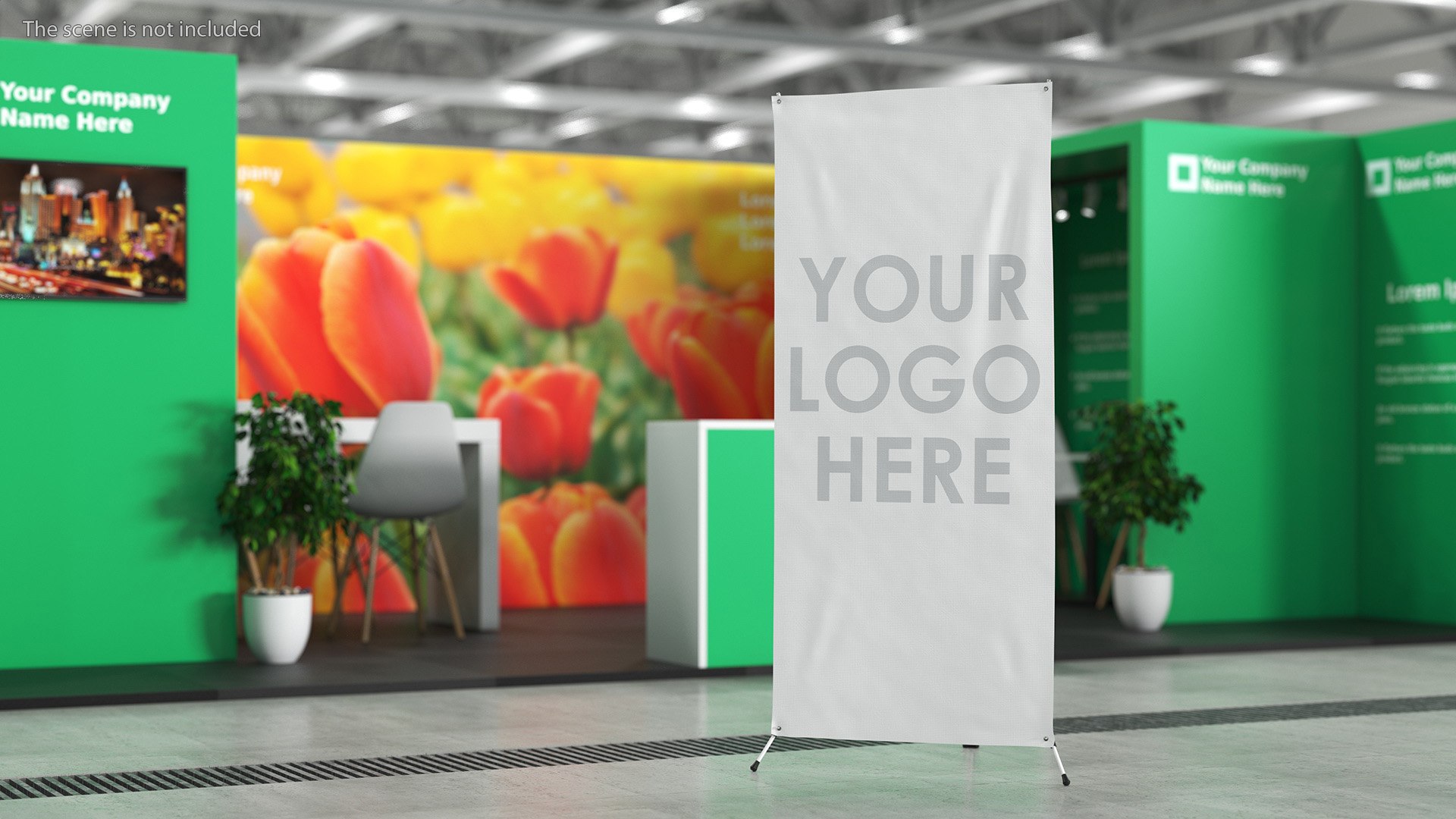 Trade Show Banner Stand 3D Model - TurboSquid 2244443