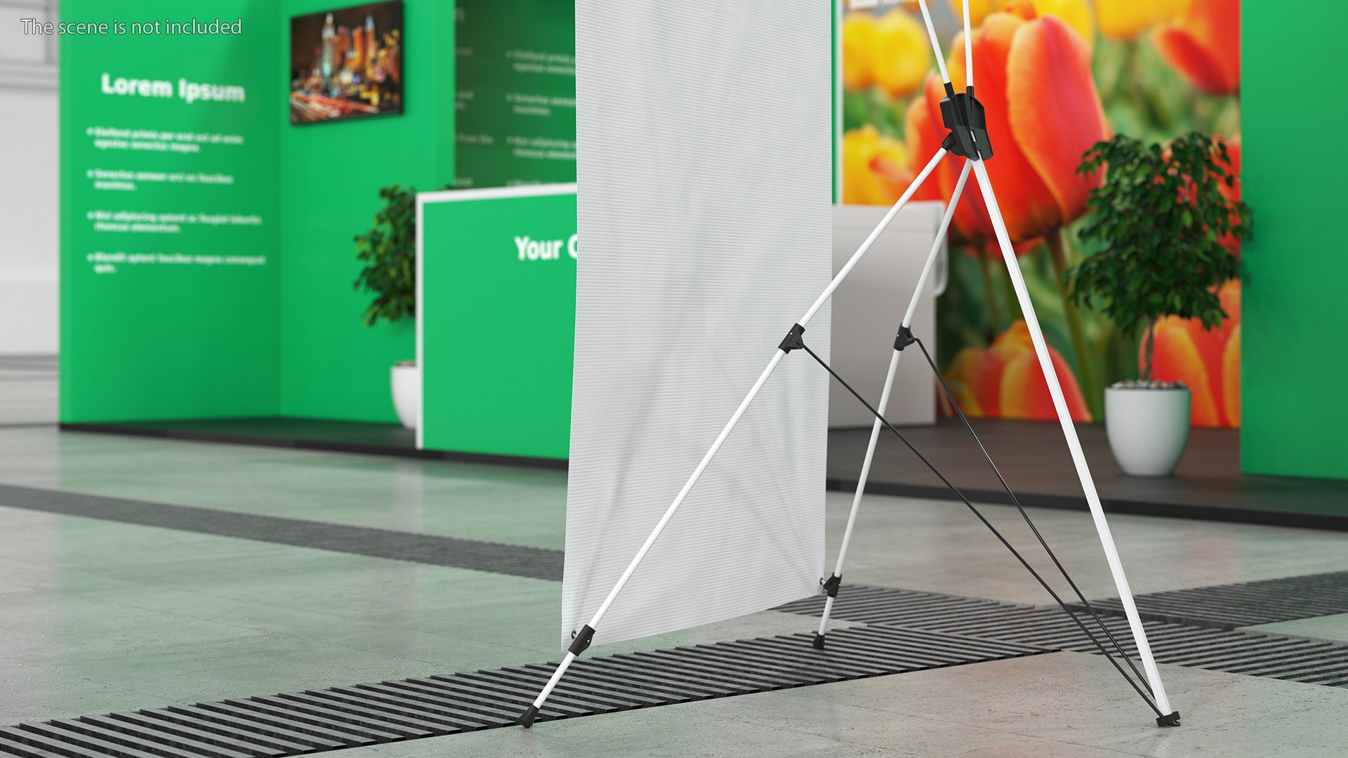 Trade Show Banner Stand 3D Model - TurboSquid 2244443