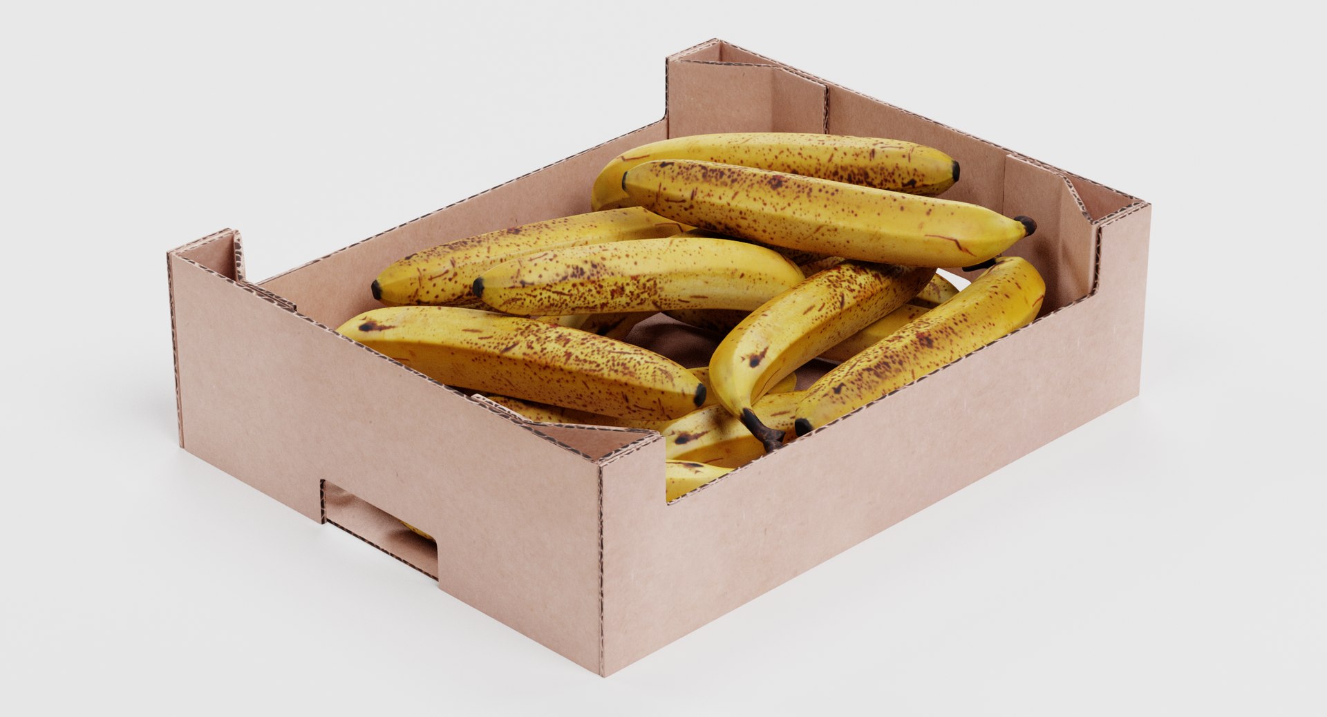 Bananas Box 3D - TurboSquid 1405404