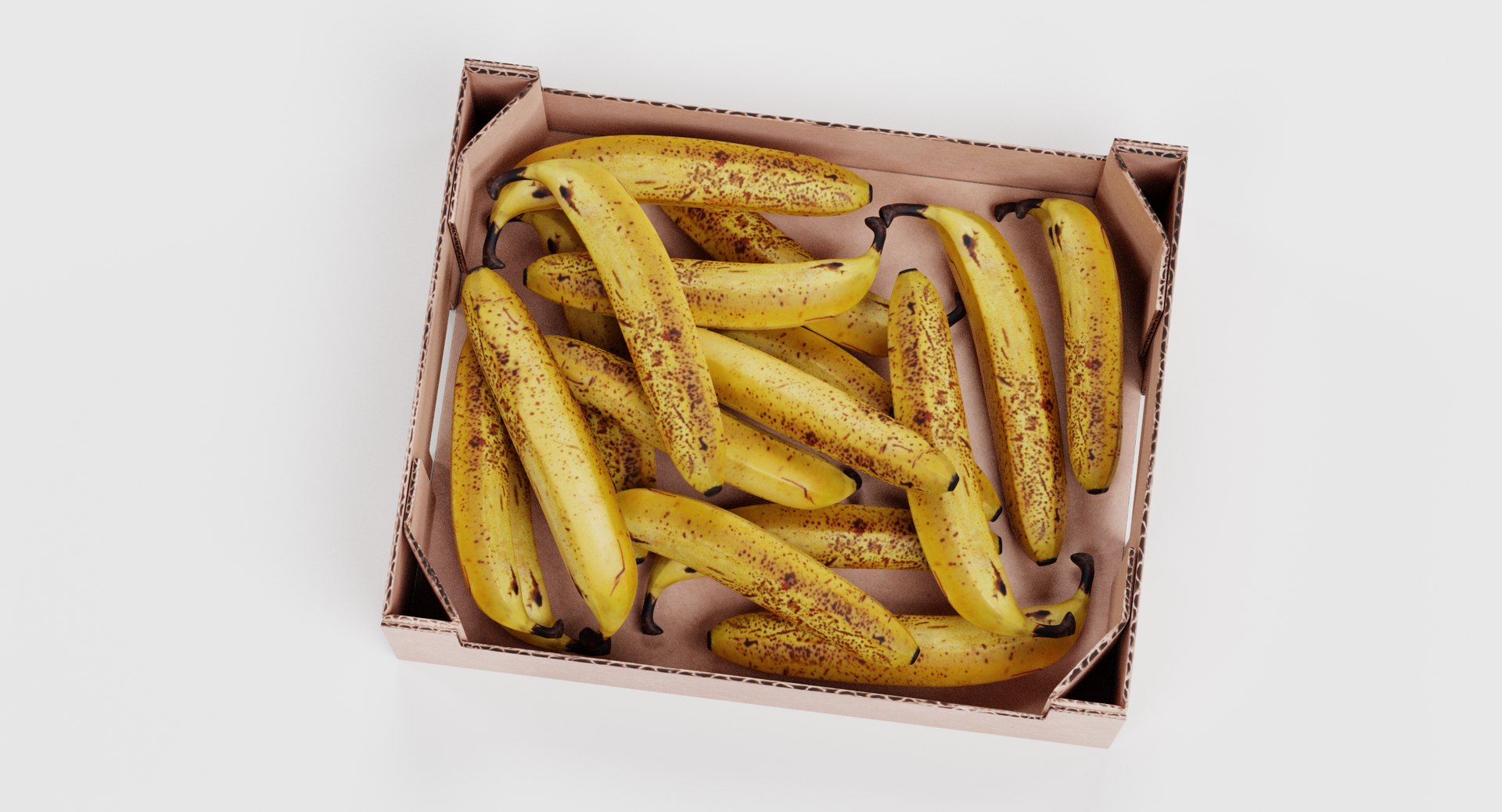 Bananas Box 3D - TurboSquid 1405404