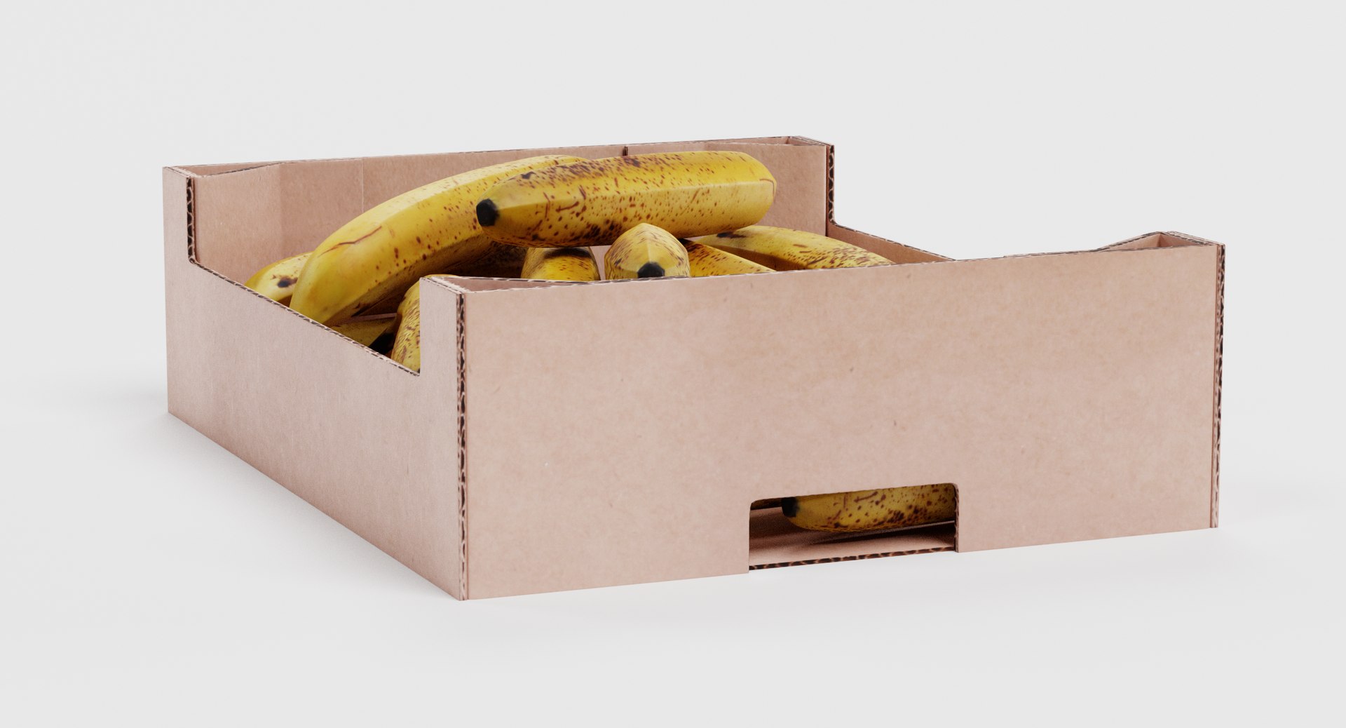 Bananas Box 3D - TurboSquid 1405404