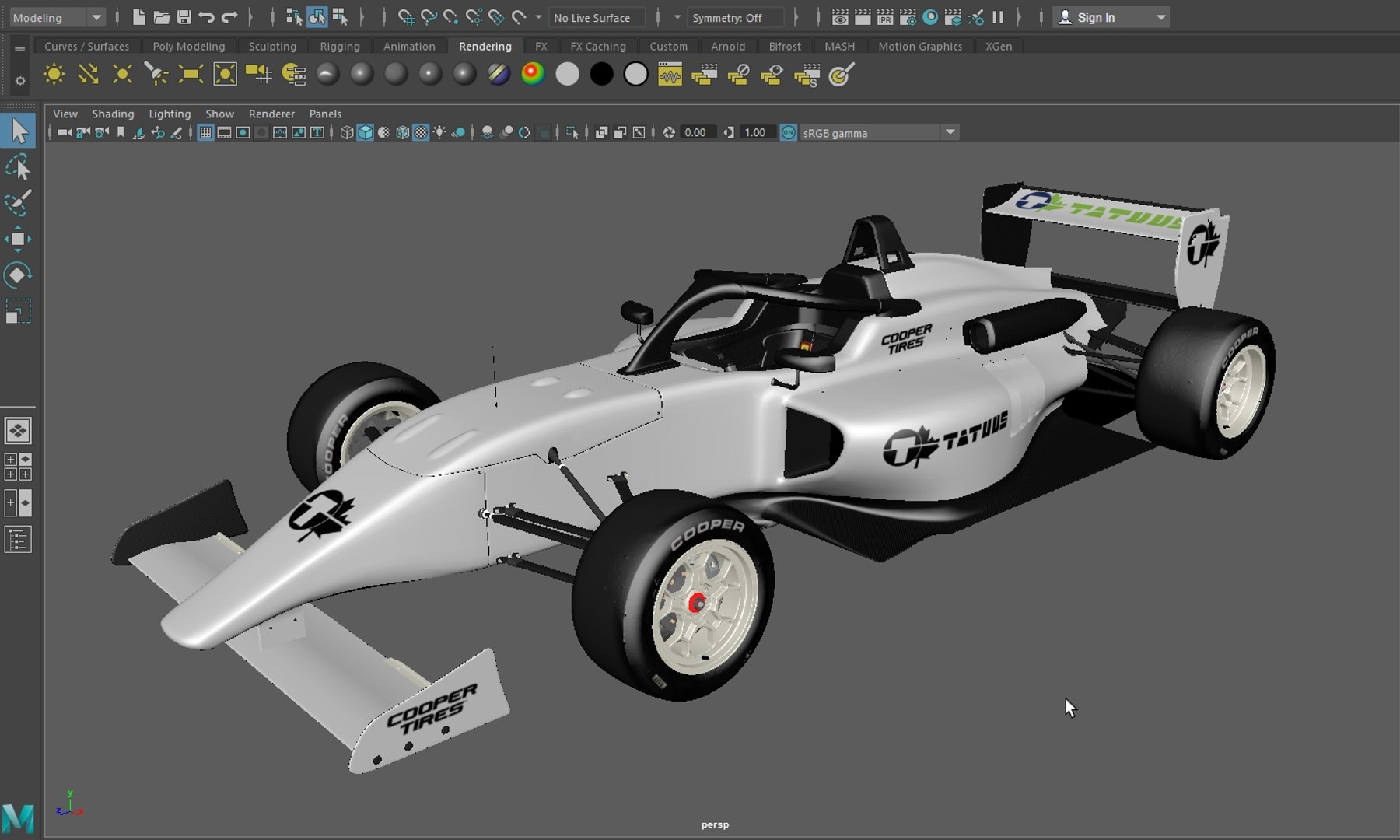 3D Tatuus USF 22 Template - TurboSquid 1810212