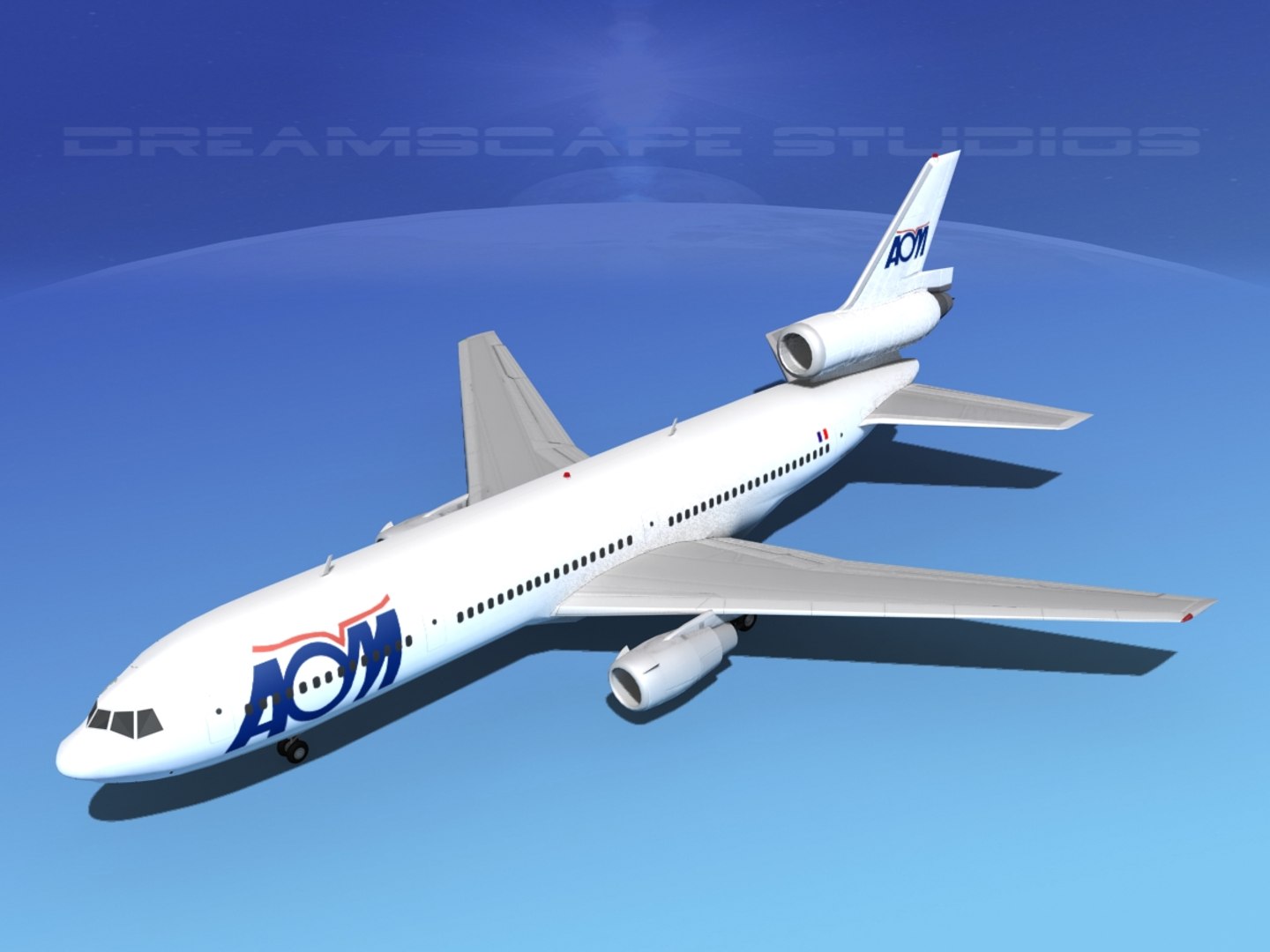 3d Douglas Dc-10 Model