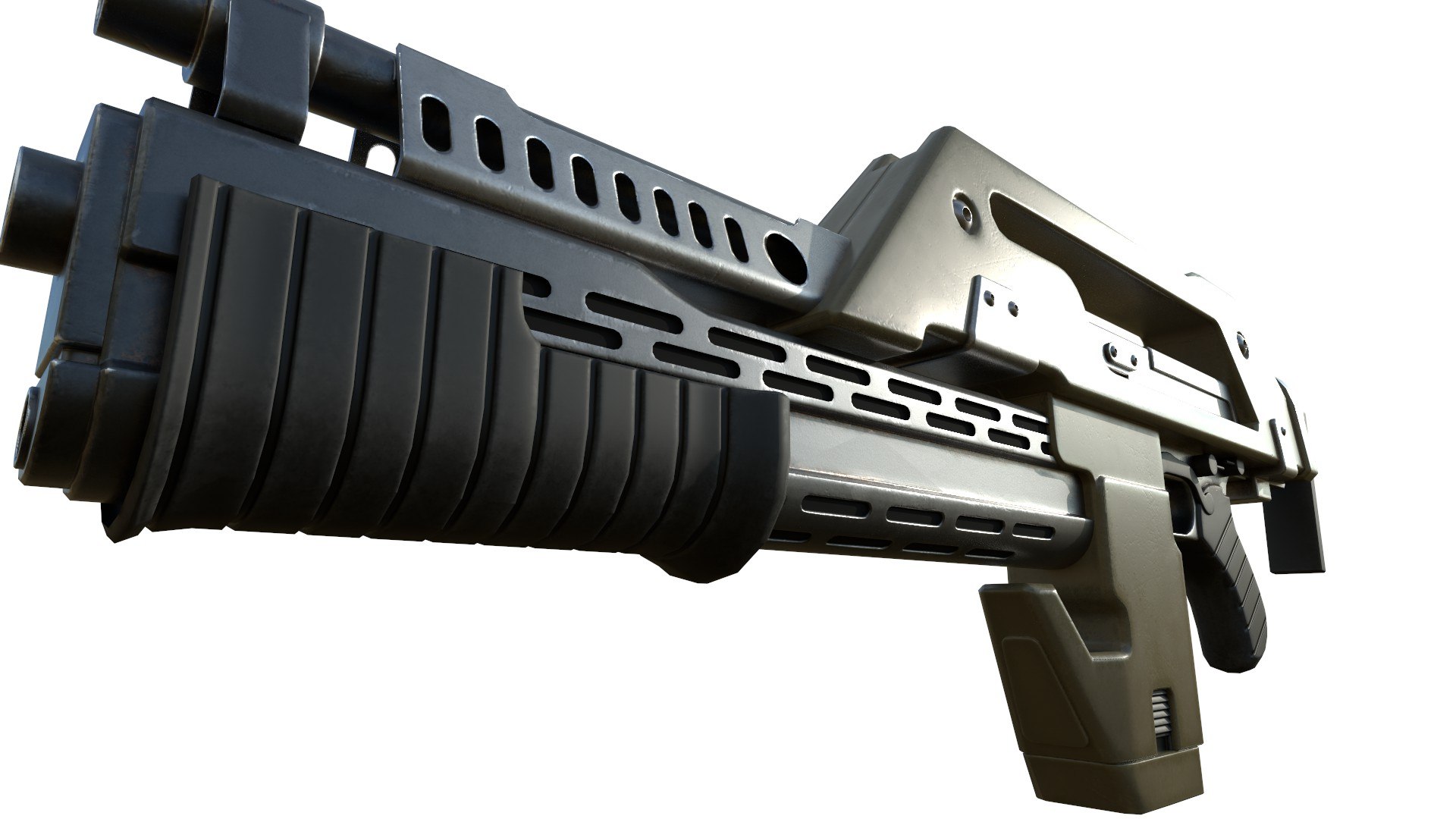 M41A Alien Pulse Rifle 3D Model - TurboSquid 1730022