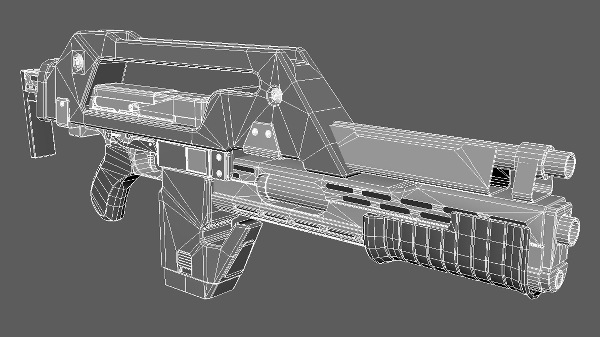 M41A Alien Pulse Rifle 3D Model - TurboSquid 1730022