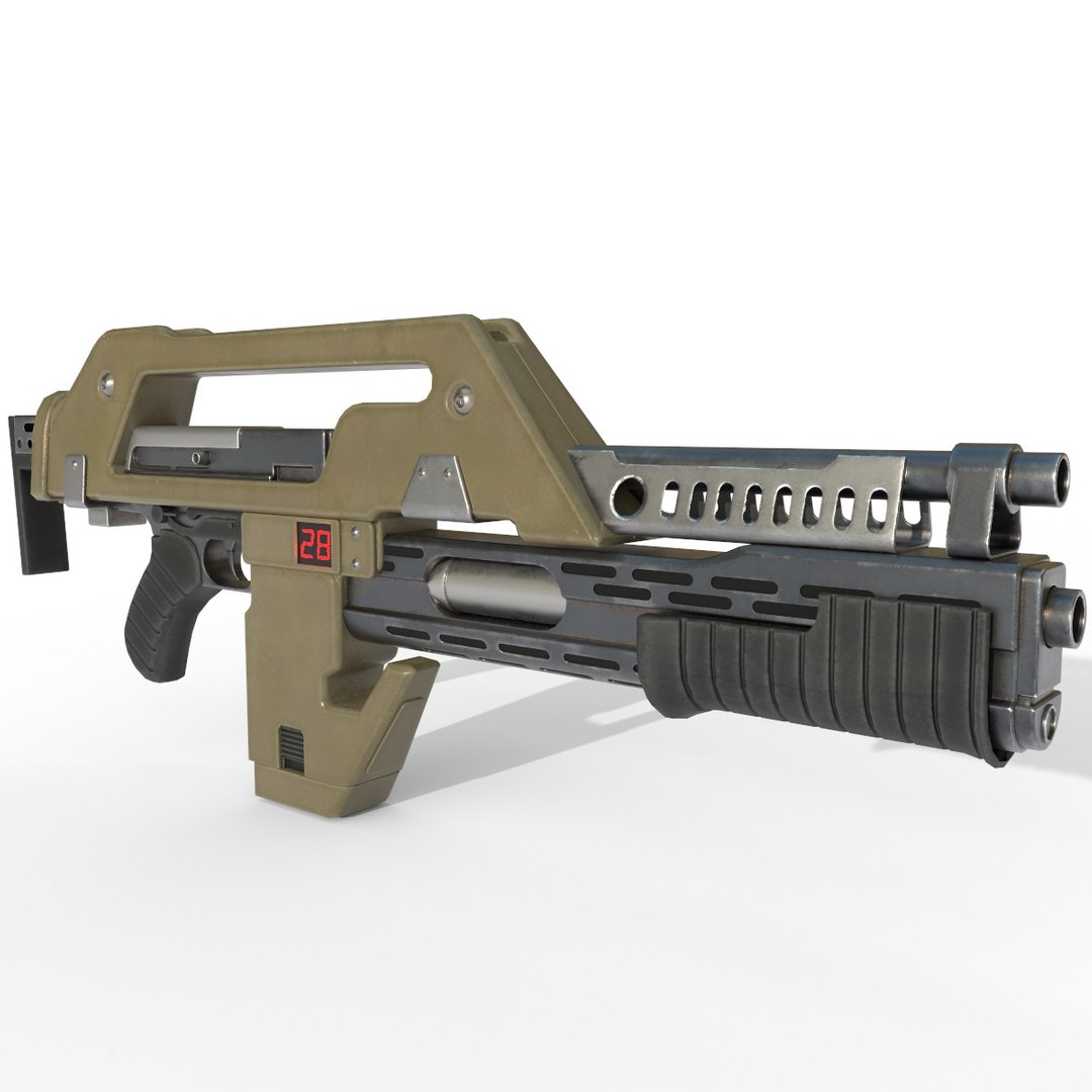 M41A Alien Pulse rifle 3D model - TurboSquid 1730022