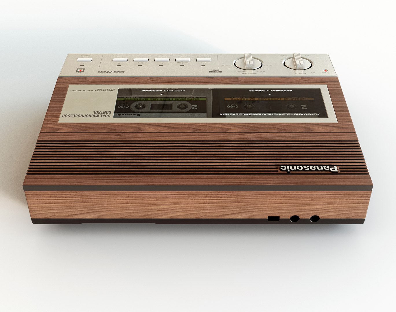 Vintage Panasonic Answering Machine 1 3D Model - TurboSquid 2079572