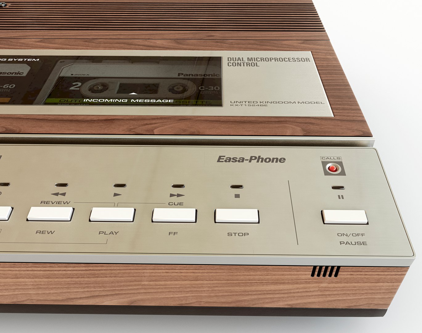 Vintage Panasonic Answering Machine 1 3D Model - TurboSquid 2079572