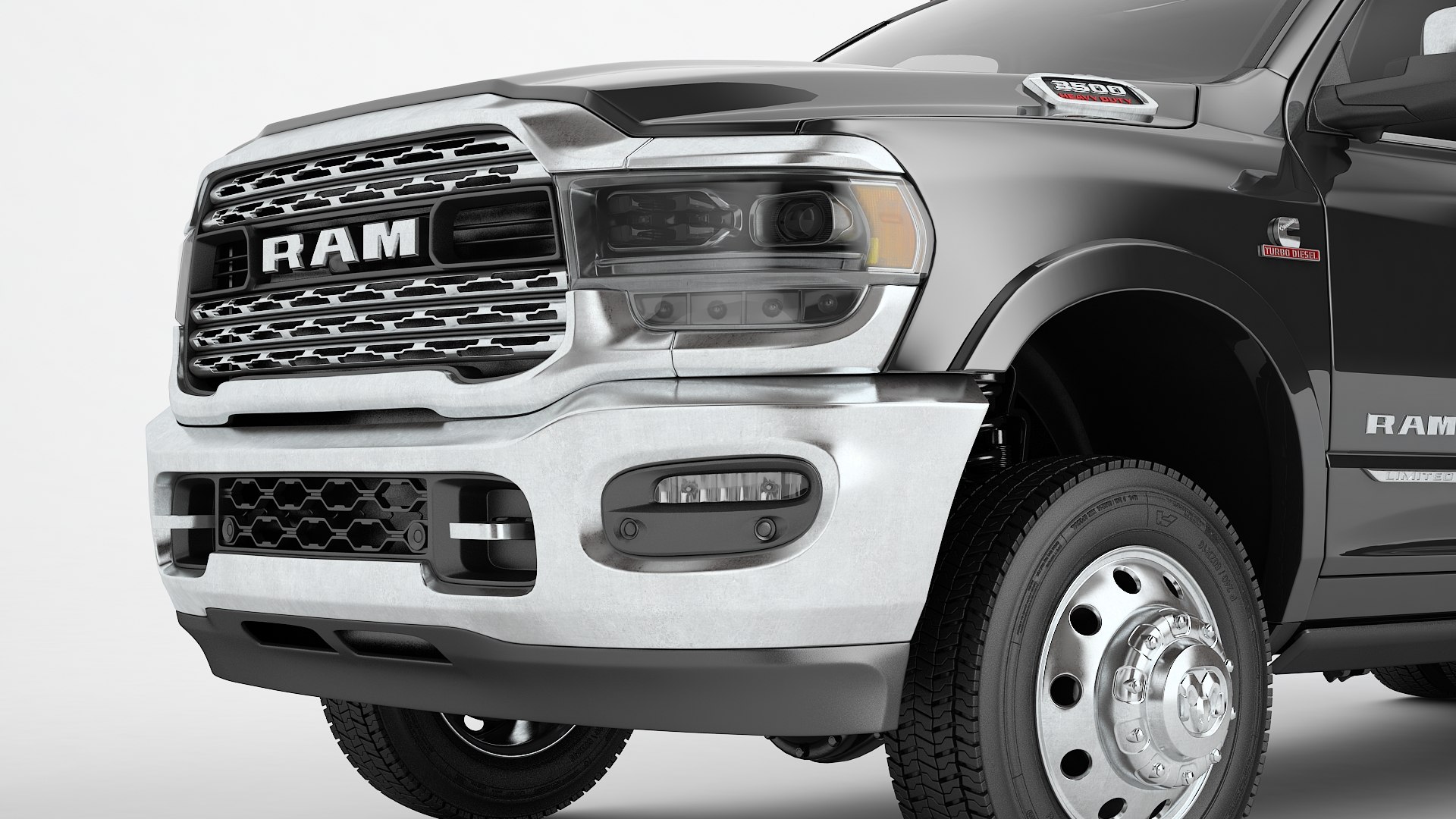 3D Dodge Ram 3500 HD 2021 Car Hauler Trailer 04 - TurboSquid 2112797