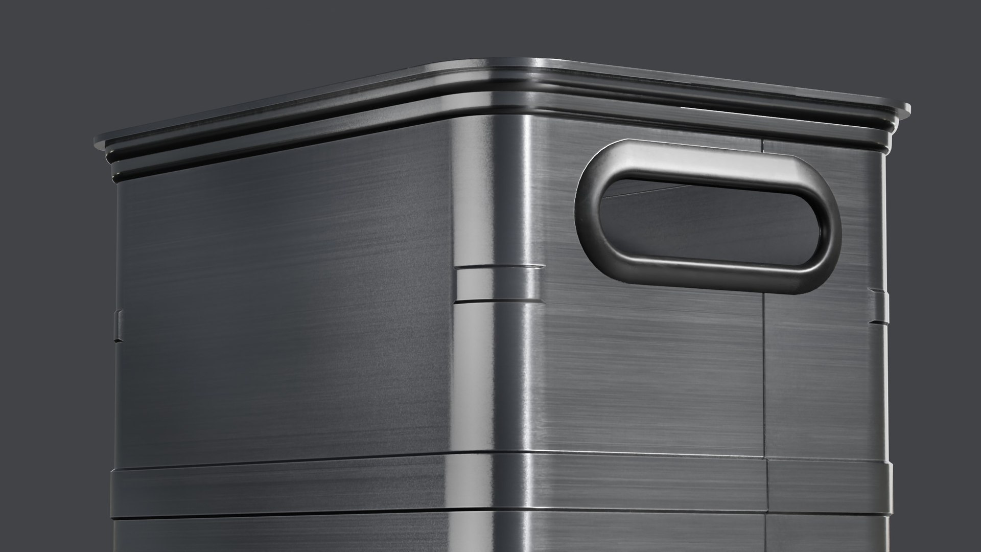 3D Model Aluminum Container 001 XS - TurboSquid 2309265
