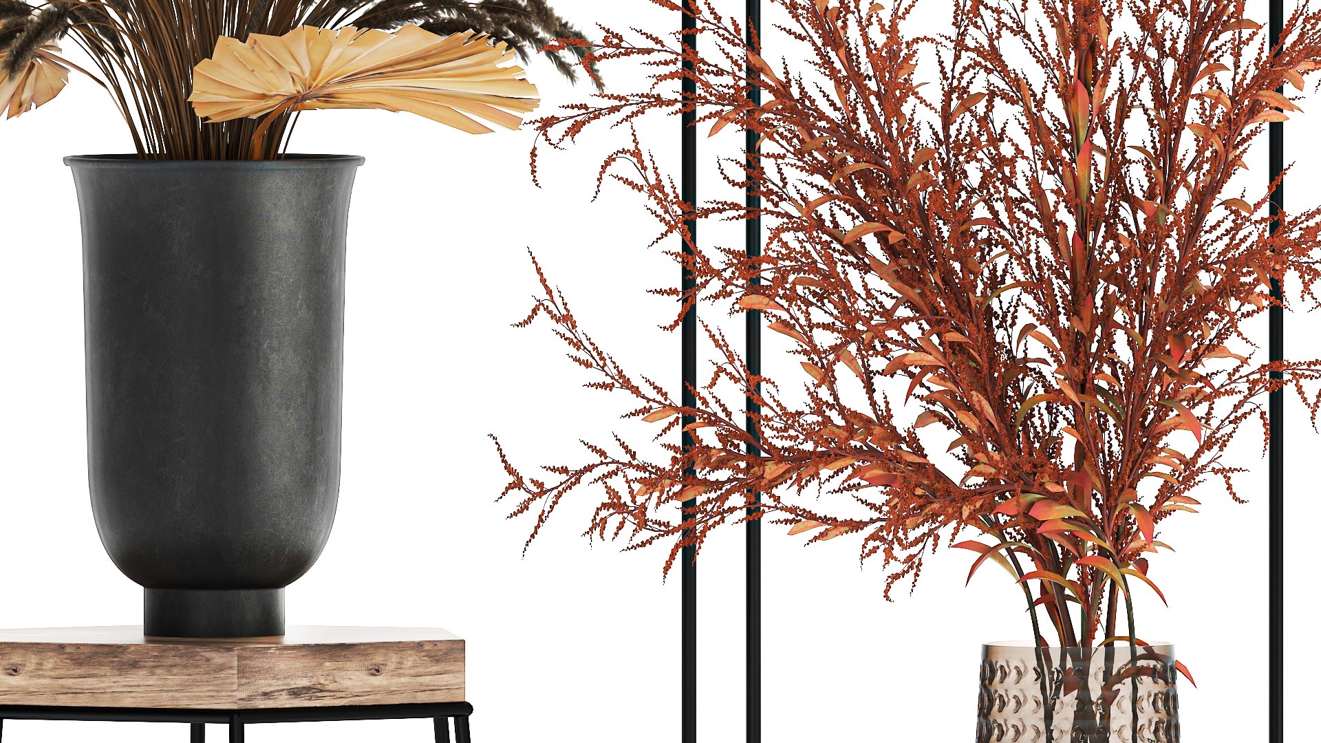 3D Model Collection Of Bouquets Of Dried Flowers 213 - TurboSquid 1818430
