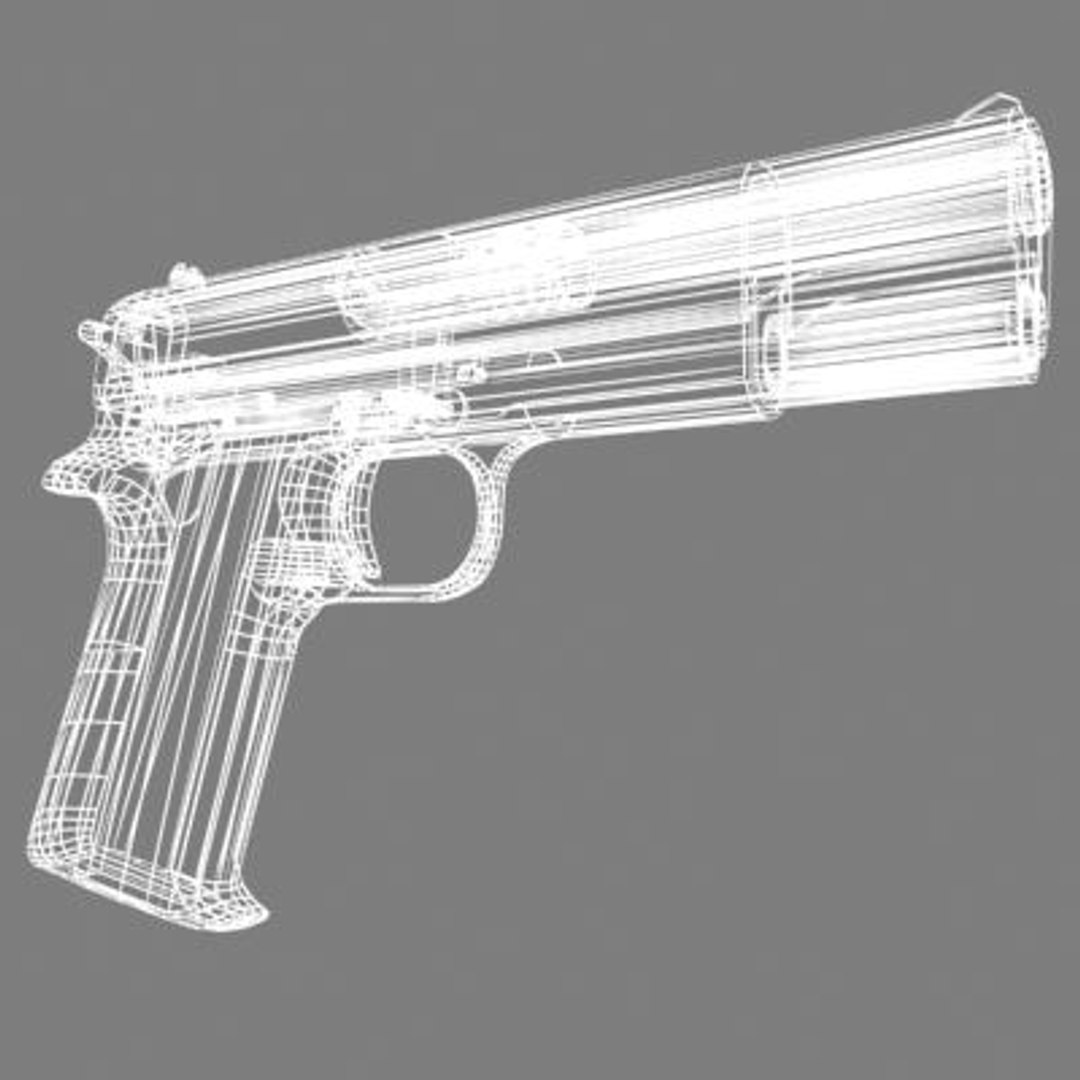 3d Colt 45 Model