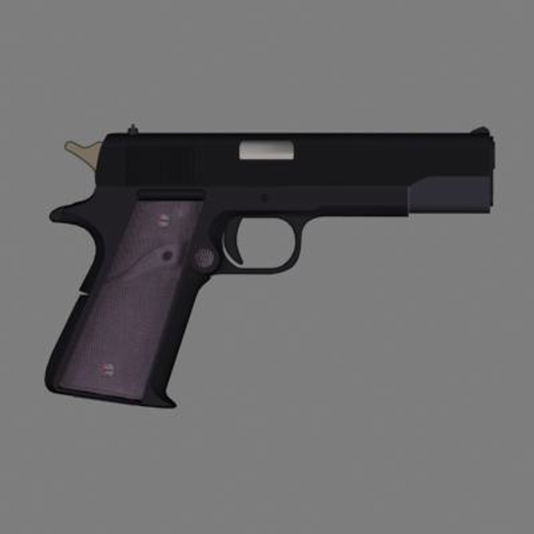 3d Colt 45 Model