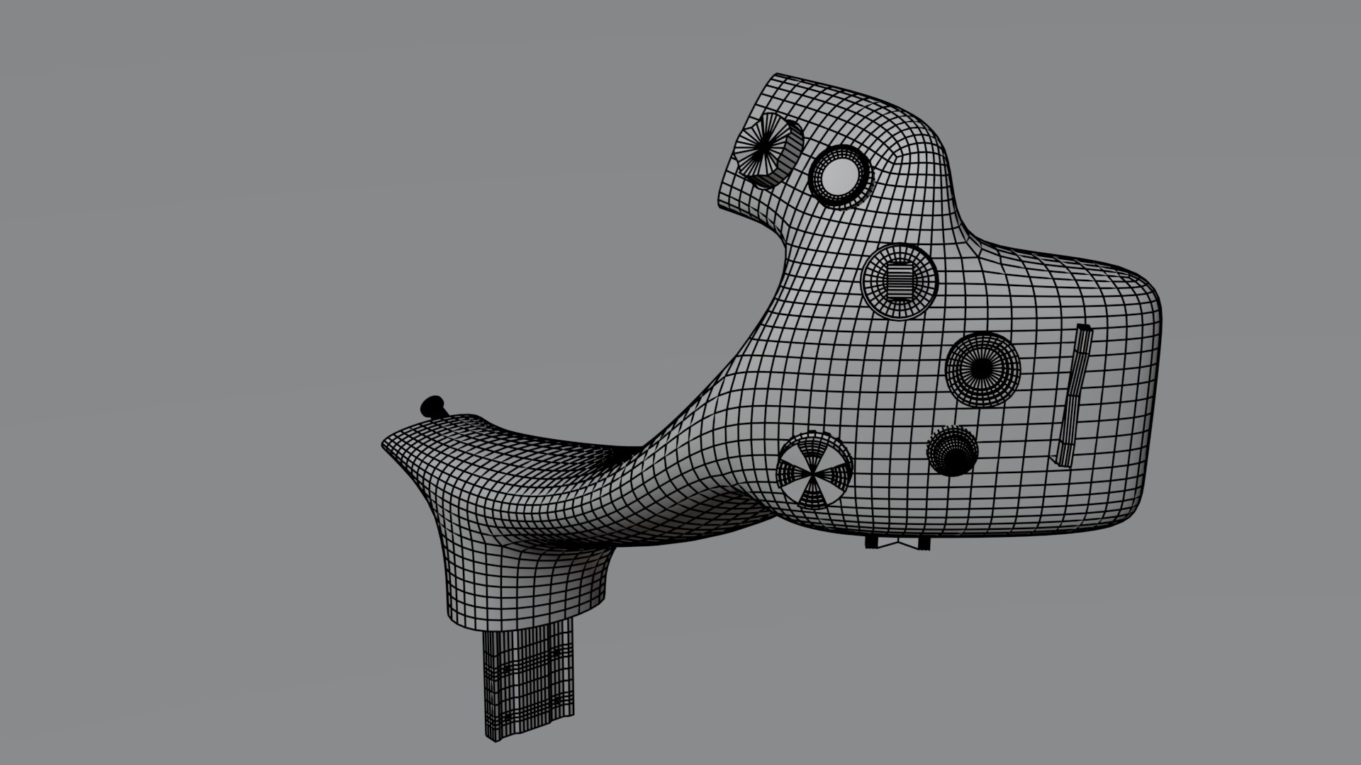 Throttle Grip For Fighter Jet 3D Model - TurboSquid 2450925