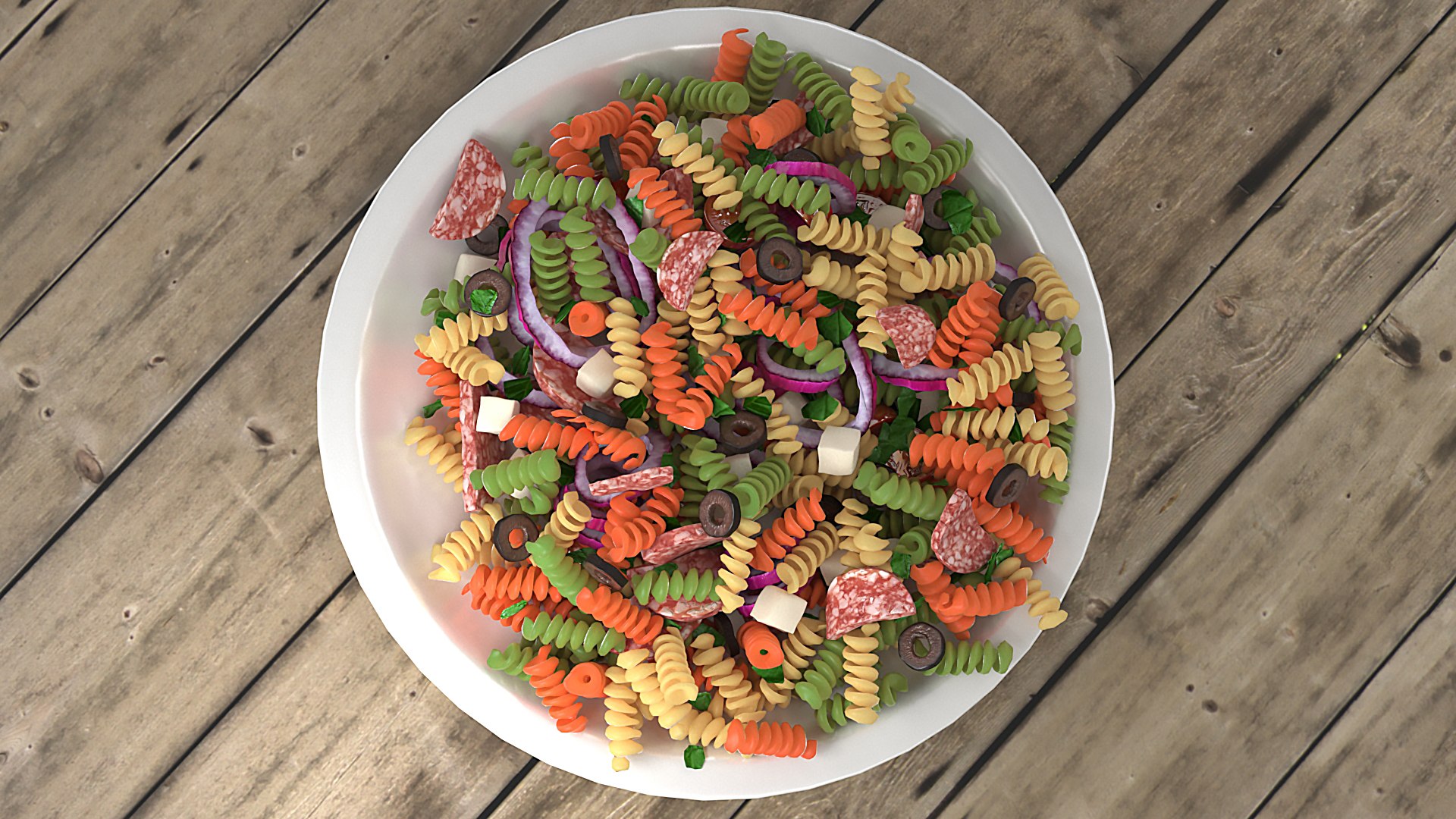 Salad Vegetable Food 3D Model - TurboSquid 1687436