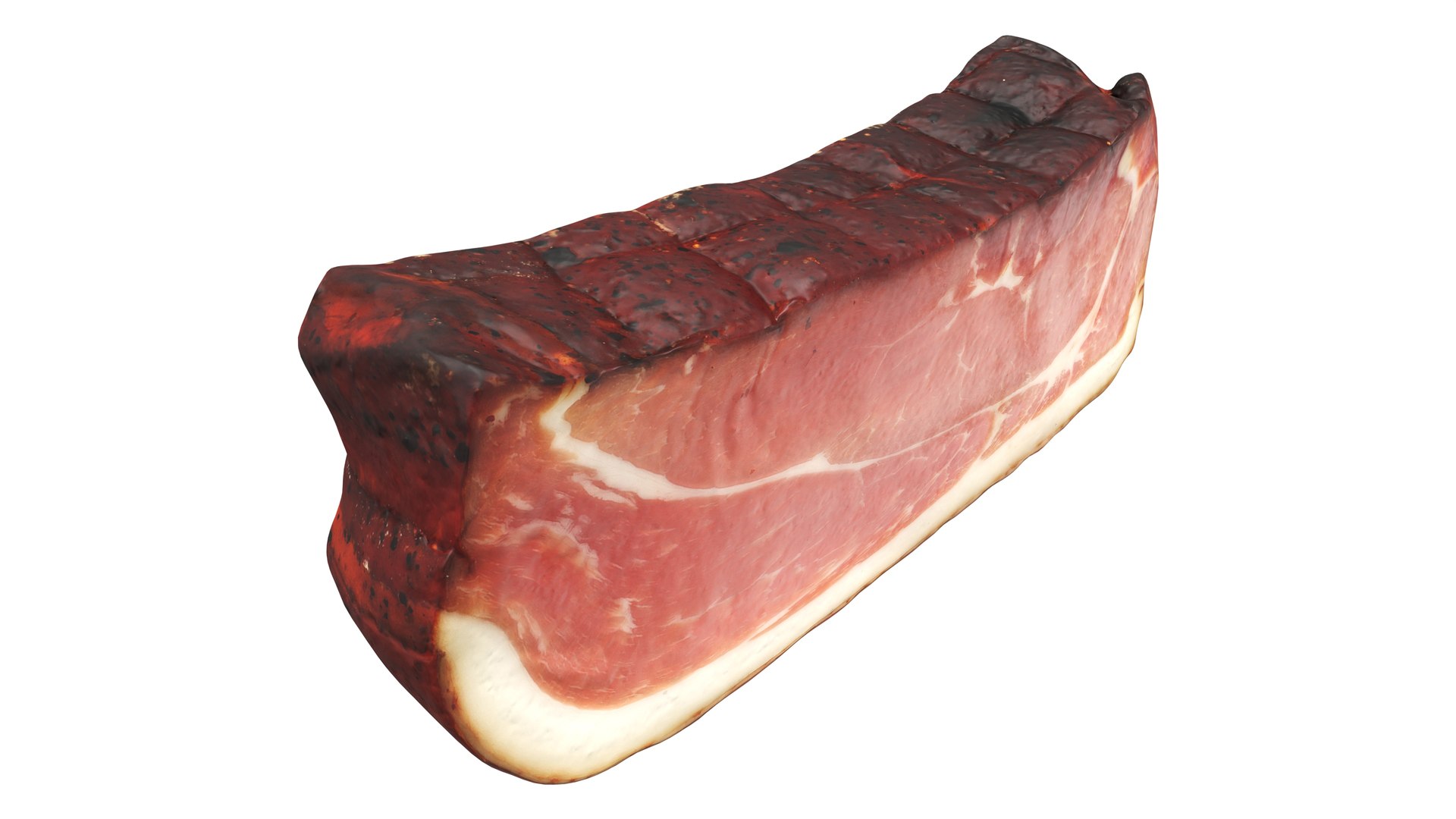 Smoked Ham Piece 3D - TurboSquid 2339283
