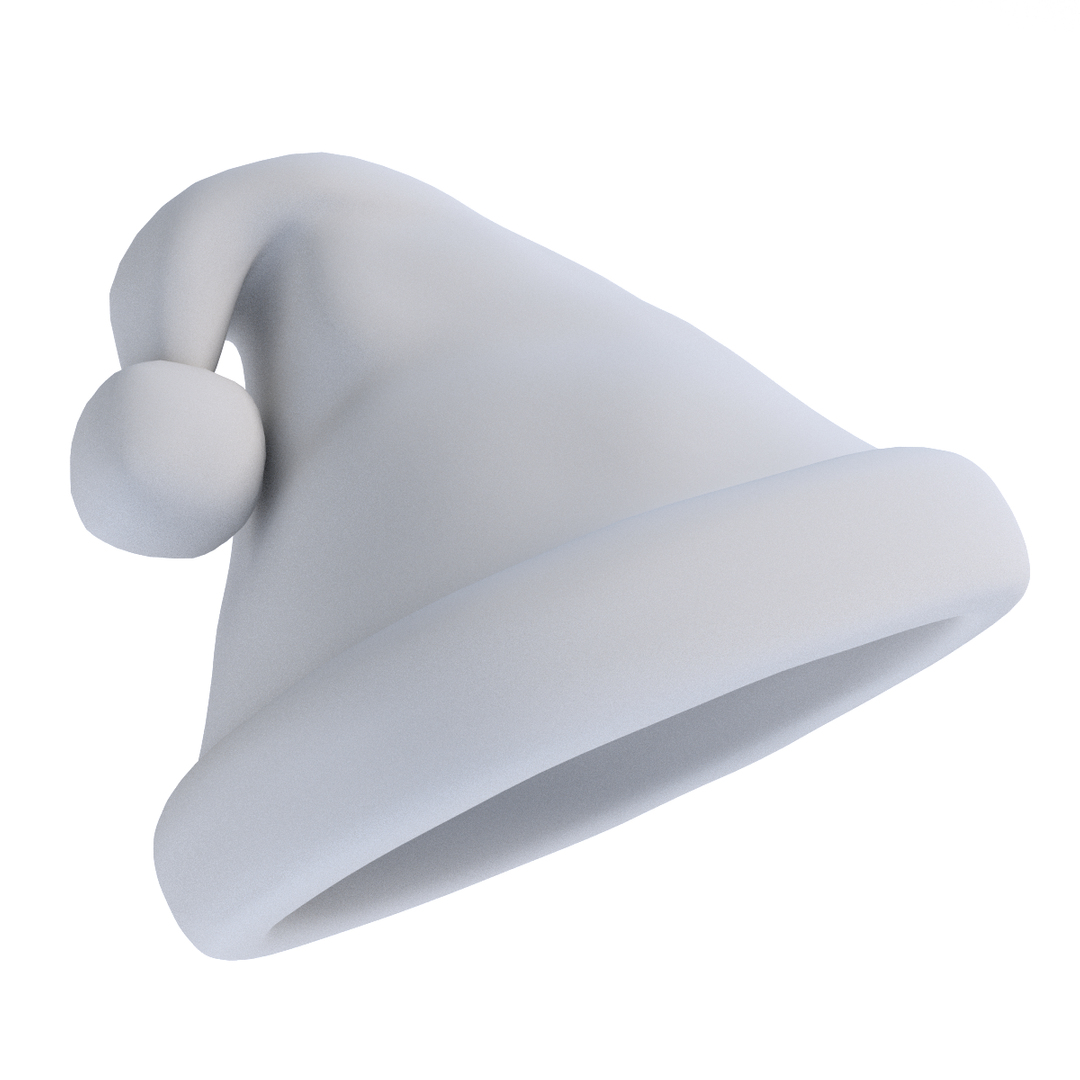 3d santa hat
