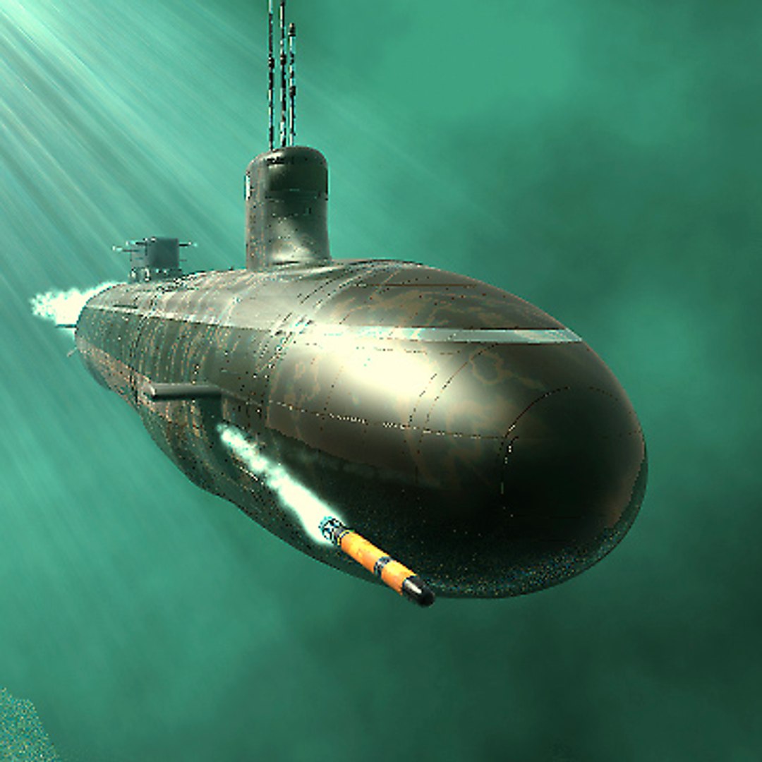 Seawolf Submarine Ssn23 Carter 3d Model