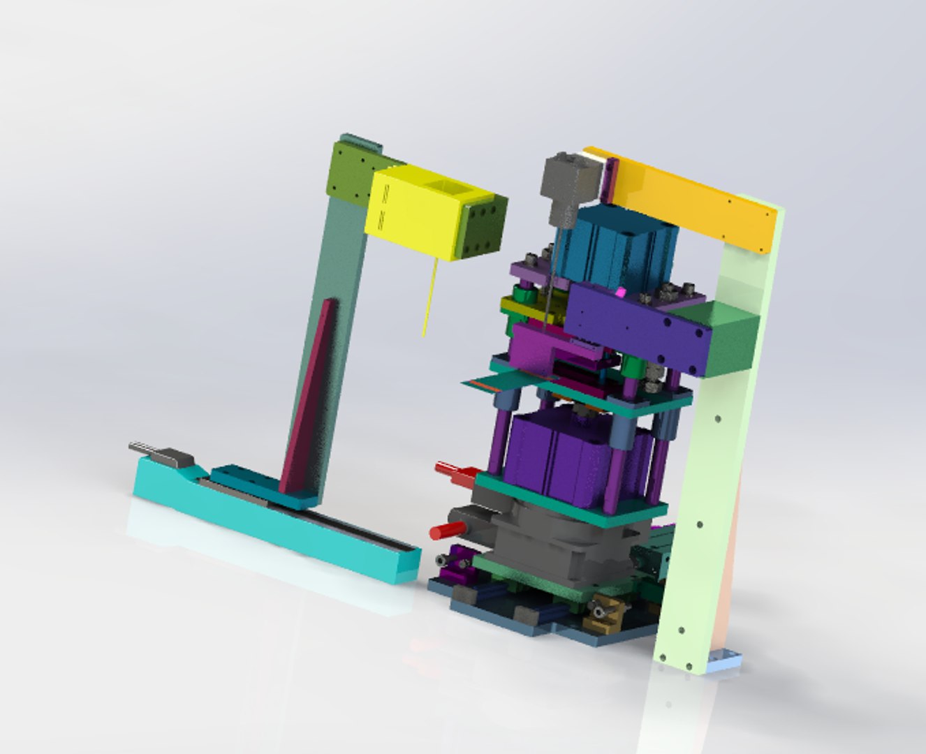 Ccd Stamping Mechanism 3D Model - TurboSquid 1530769
