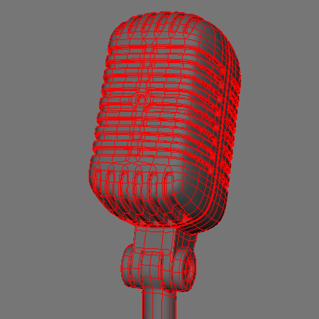 Classic Microphone Obj