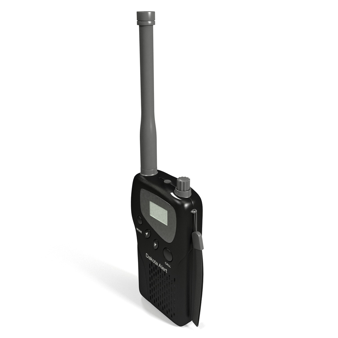 M538-ht Alert Radio Transceiver 3d Model