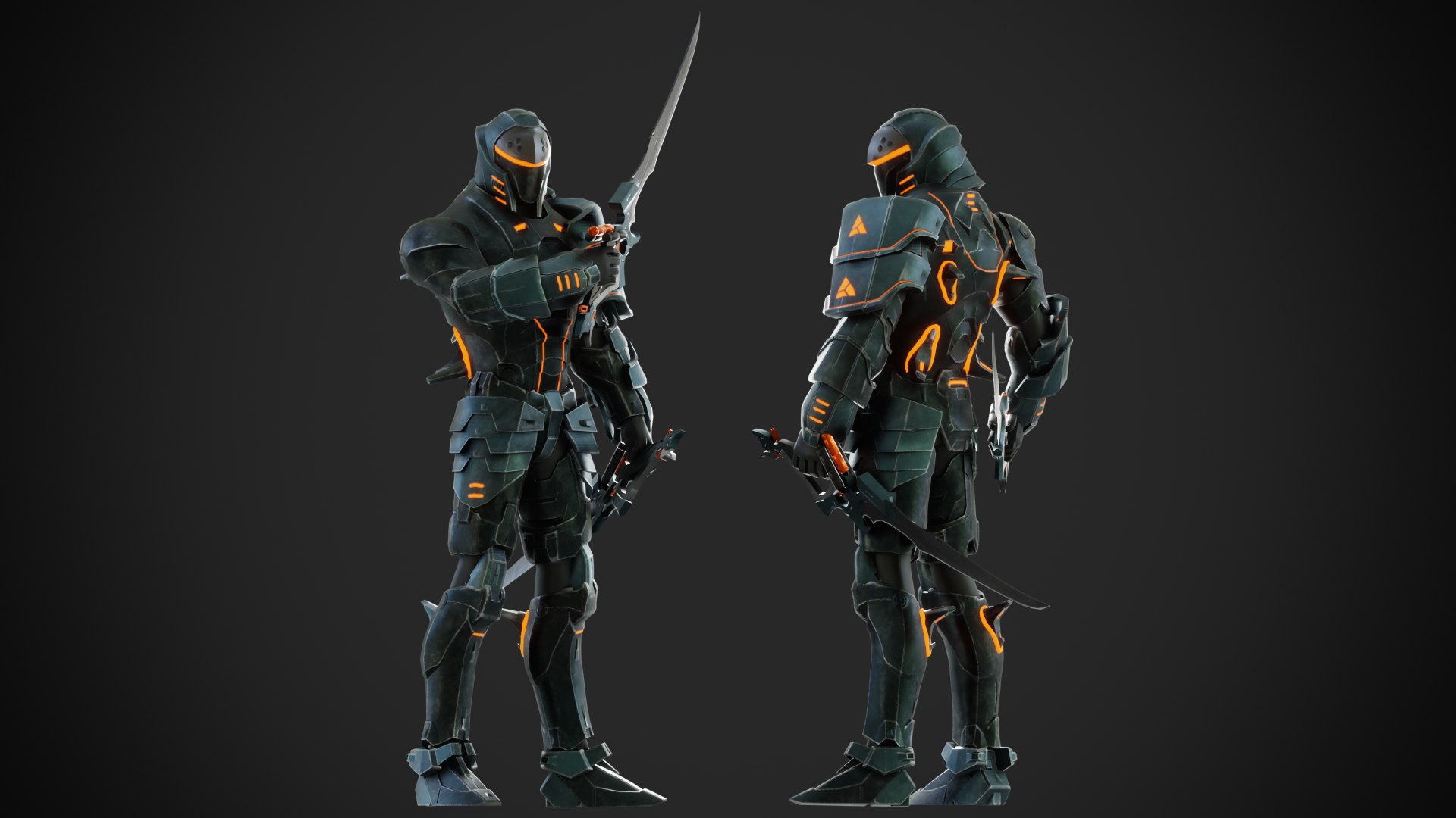 Robot Ninja Character Low-Poly 3D - TurboSquid 1758275