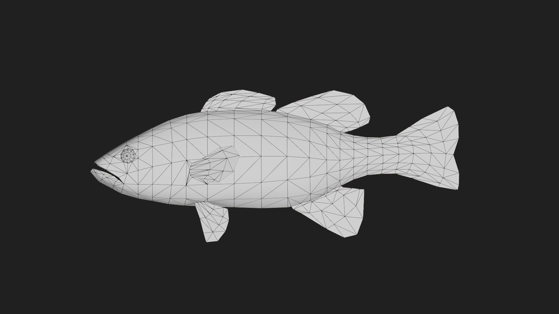 Bass Fish 3D Model - TurboSquid 2123102