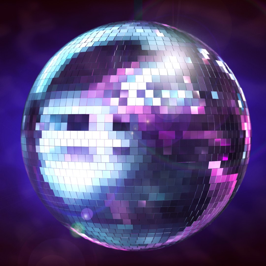 disco ball 3d max