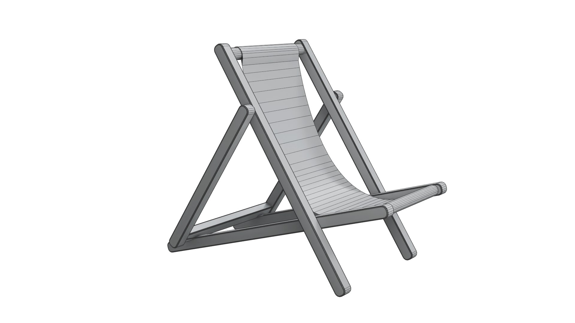 Low Poly BeachPool Chair 3D Model - TurboSquid 1872578