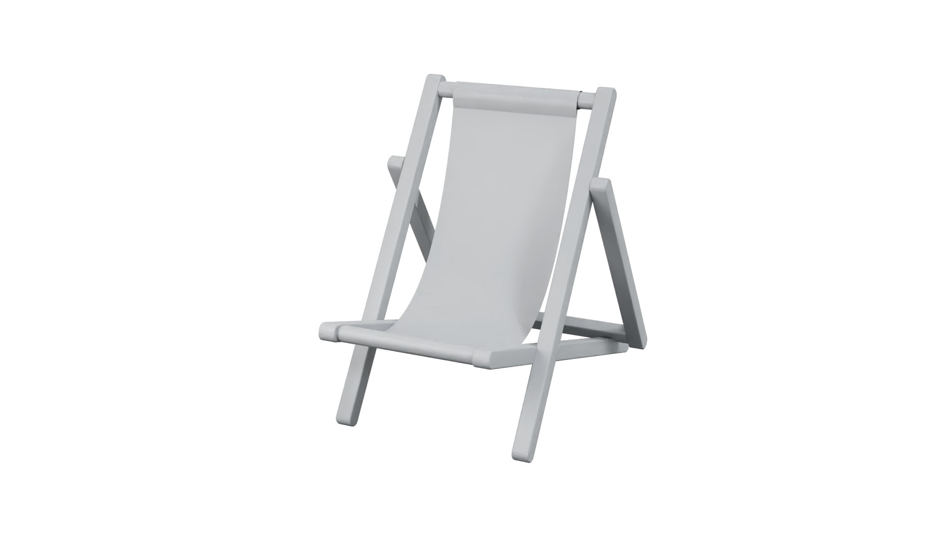 Low Poly BeachPool Chair 3D Model - TurboSquid 1872578