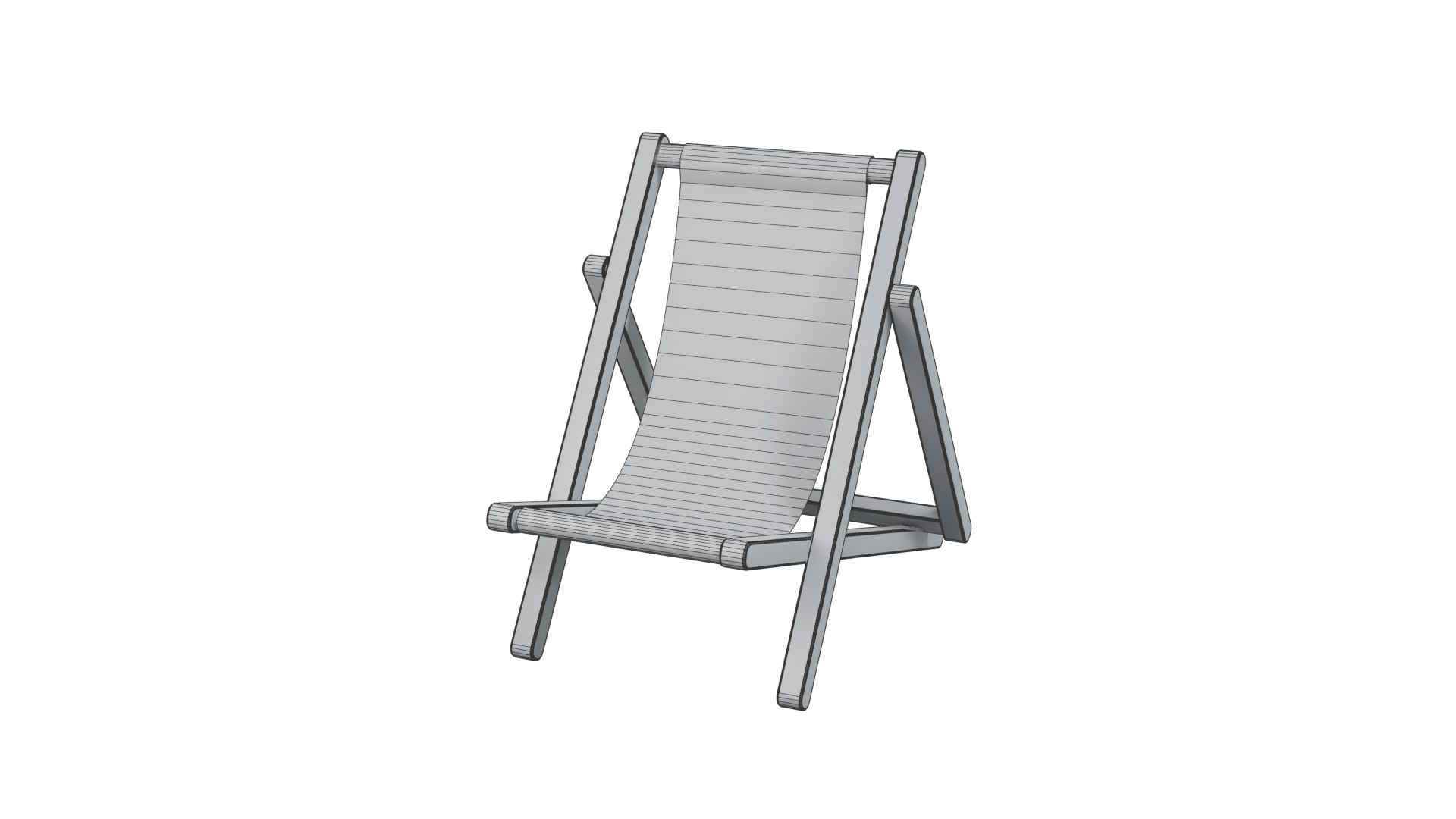 Low Poly BeachPool Chair 3D Model - TurboSquid 1872578