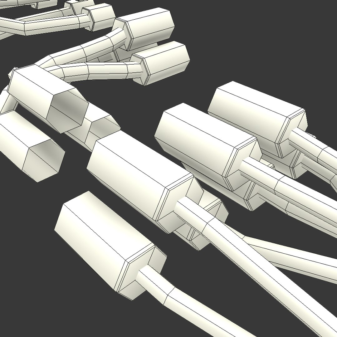 Wires Set 3D Model - TurboSquid 1326646