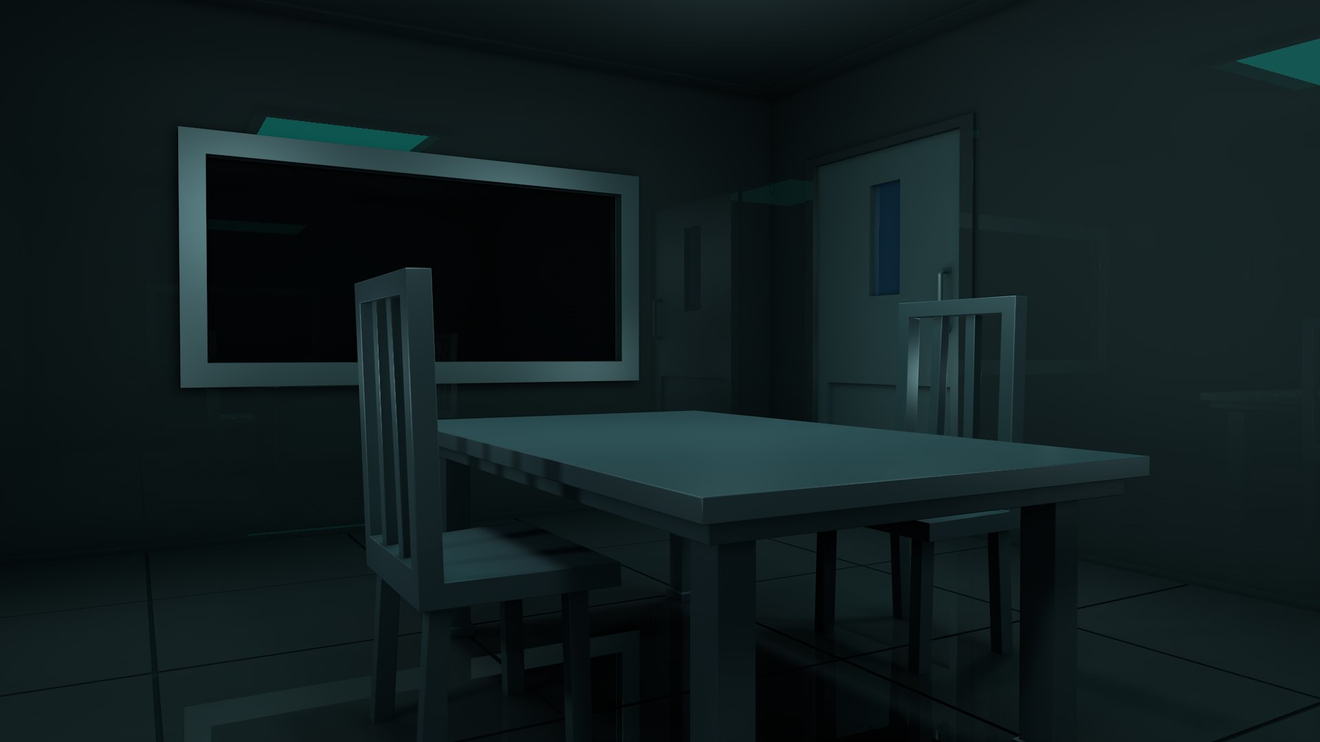 Interrogation Room Model - TurboSquid 2341539