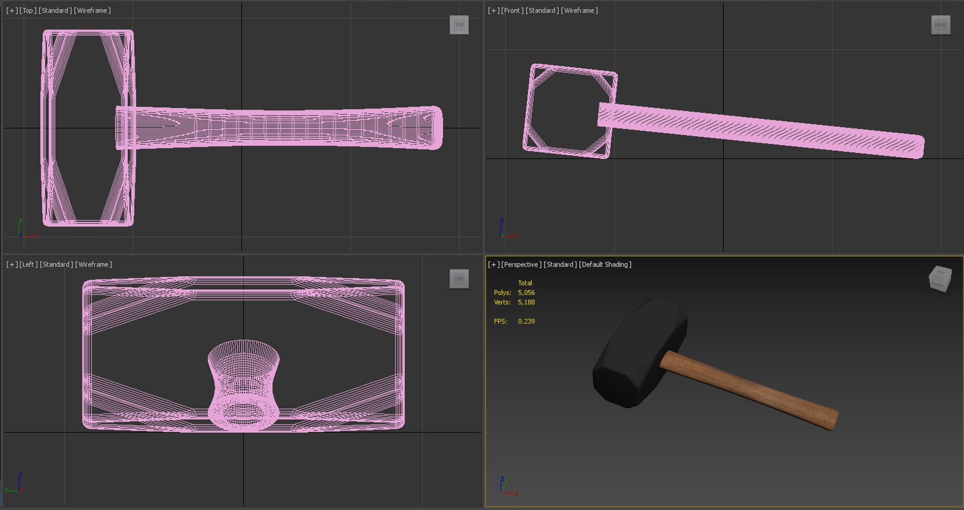 3D model mallet tool - TurboSquid 1870769