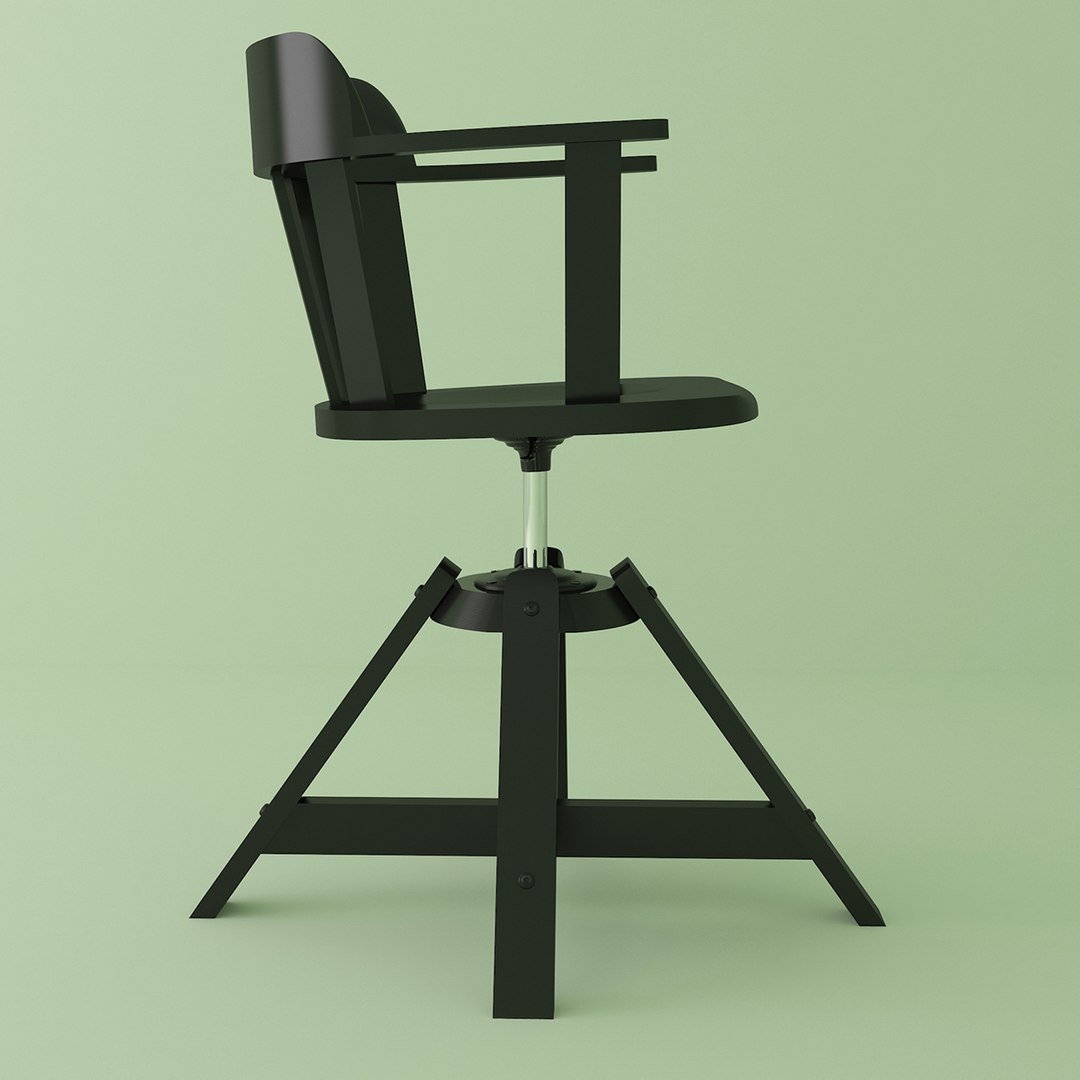 3d model feodor chair ikea