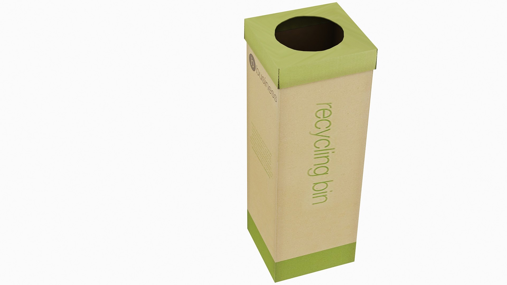 Cardboard Reycling Board 3D Model - TurboSquid 1540587