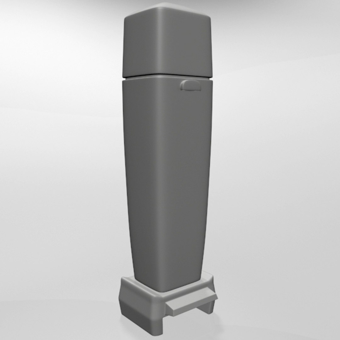 3D Complete Diaper Pail 01 - TurboSquid 1861130