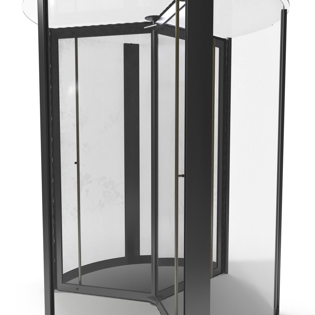 3d model revolving door