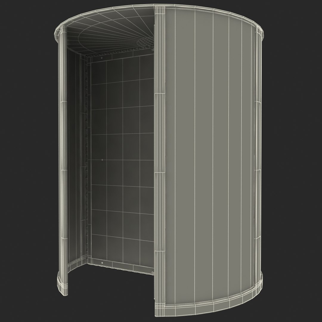 3d model revolving door