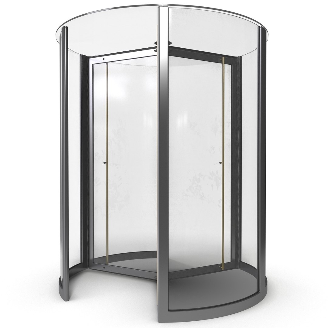3d model revolving door