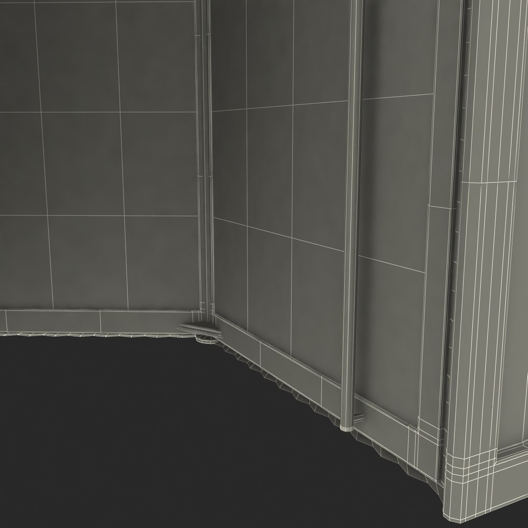 3d model revolving door