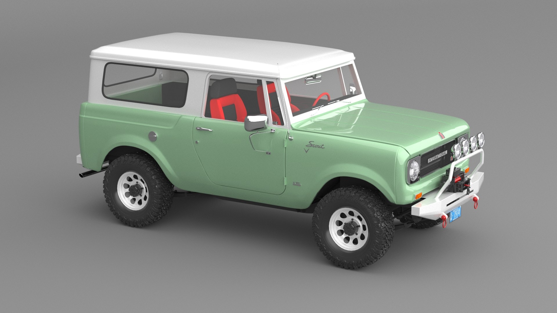 1967 International Harvester Scout 800 Custom 3D Model - TurboSquid 2217340