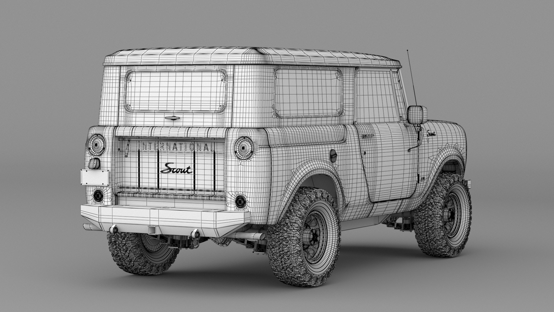 1967 International Harvester Scout 800 Custom 3D Model - TurboSquid 2217340